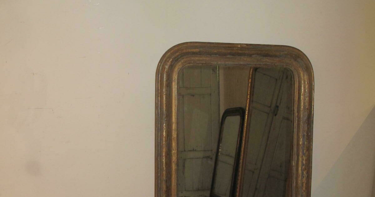 Antique Faded Gilt Mirror | French Country Antiques